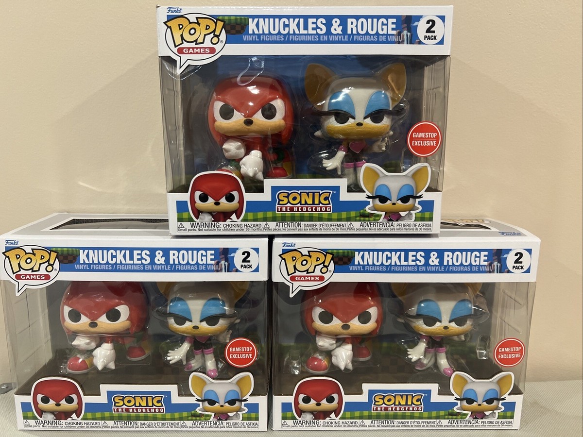 Knuckles And Rouge And Sonic I Swapped Knux And Rouge's Genders By