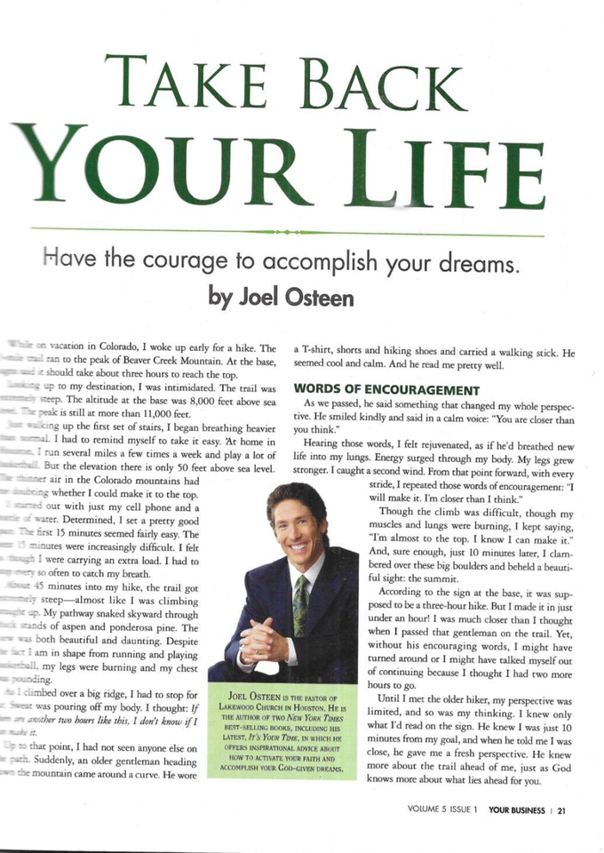 Your Business at Home Magazine 5Linx John C Maxwell Live Your Dream CD ...