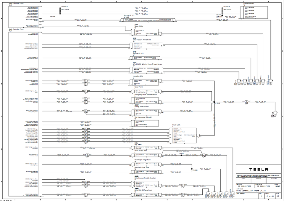 Service manual, Wiring diagrams, Operation & Repair guides for Tesla 3 ...