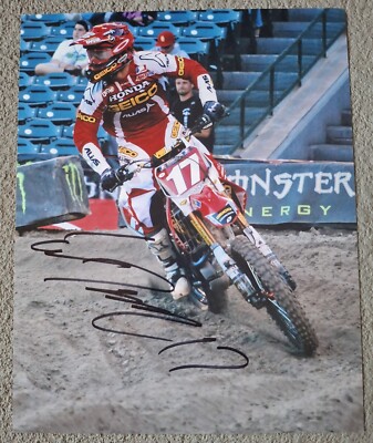 ELI TOMAC #17 Signed 8x12" Photo #5 GEICO HONDA - SX MX | eBay