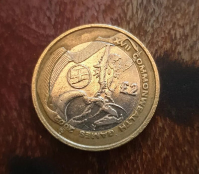 2002 Commonwealth Games £2 Pound Coin England - Circulated Two Pounds ...