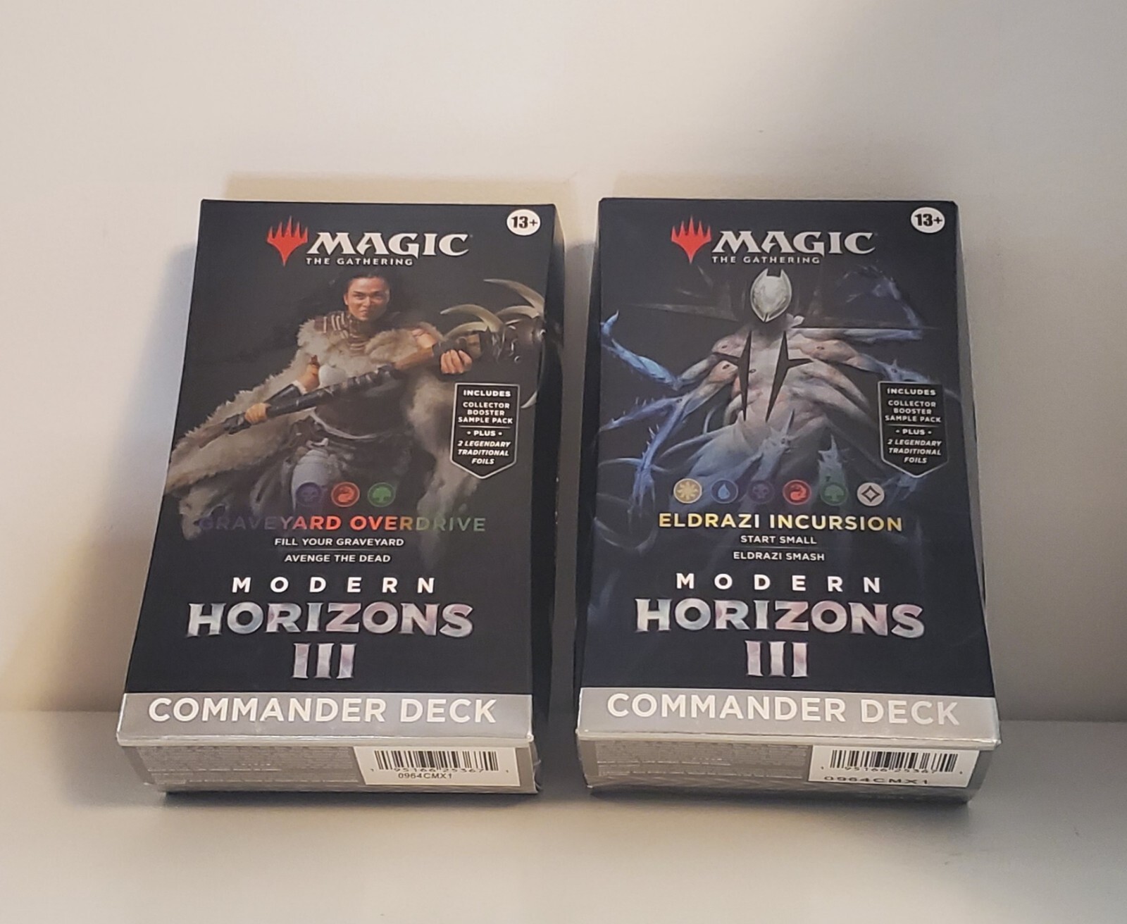 MH3 4 Commander Deck Boxes Life Counters MTG Modern Horizons 3 *EMPTY ...