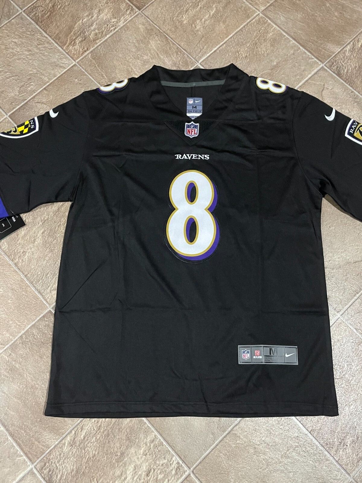 **NWT** Ravens #8# Lamar Jackson Jersey Men Size S--to--2XL | eBay