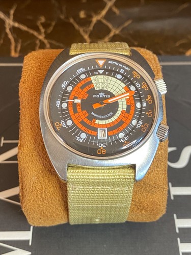 Vintage Fortis Marinemaster Super Compressor Dive Watch Great Condition ...