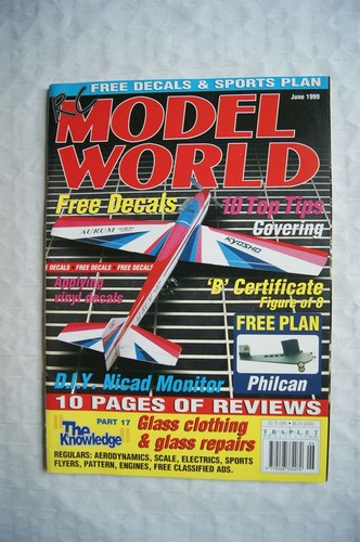 1999 Radio Control Model World Magazine - June + Plan | eBay