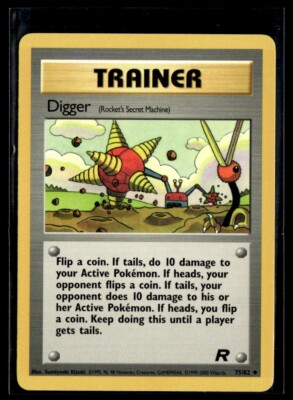 2000 CLASSIC TEAM ROCKET DIGGER 75/82 | eBay