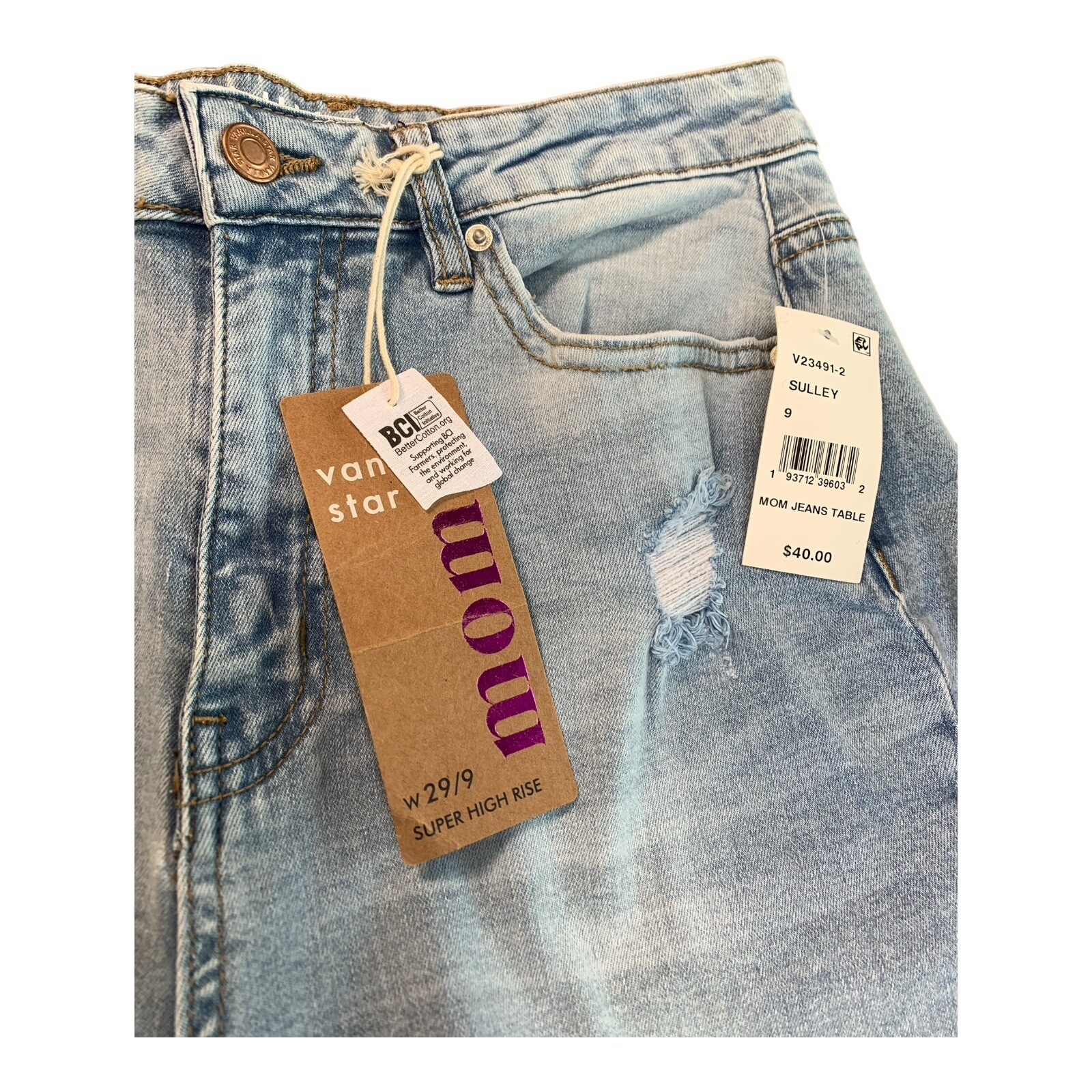 Vanilla Star NWT Junior W29/9 Mom Super High Rise Tapered Leg Jeans $40 ...