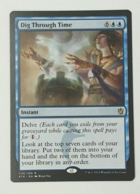 Magic the Gathering - Dig Through Time - Khans of Tarkir KTK - D31 | eBay