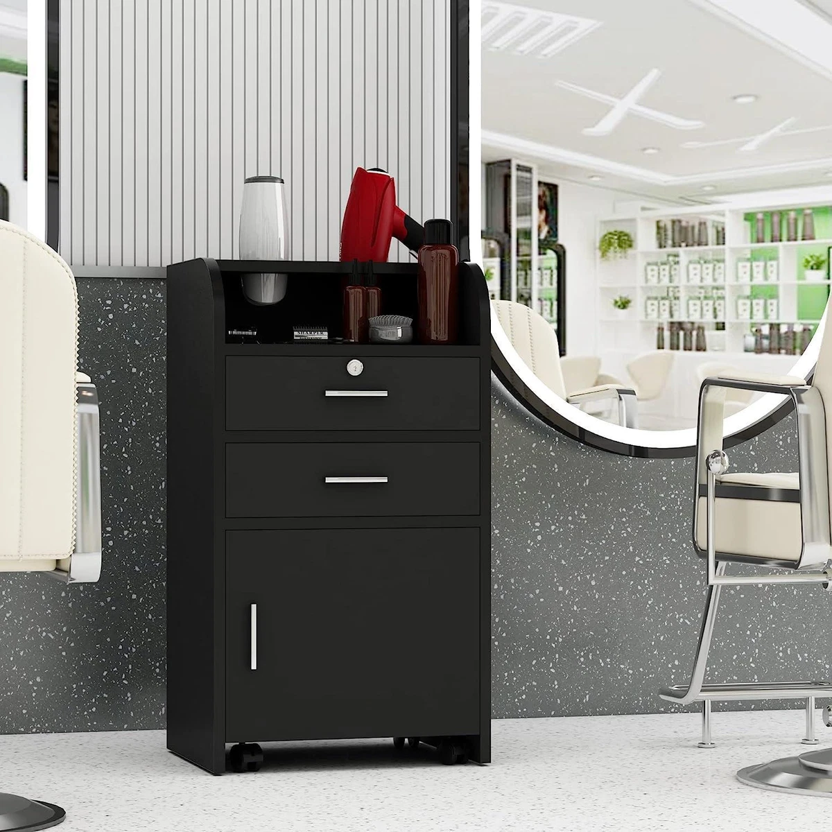 Hair Styling Station Cabinet | Cabinets Matttroy