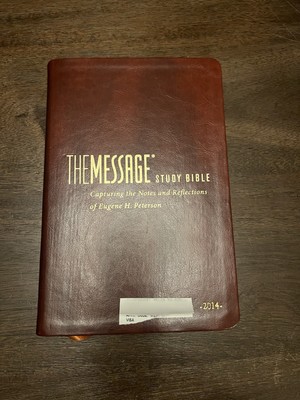 The Message Study Bible Capturing The Notes And Reflections Of Eugene H ...