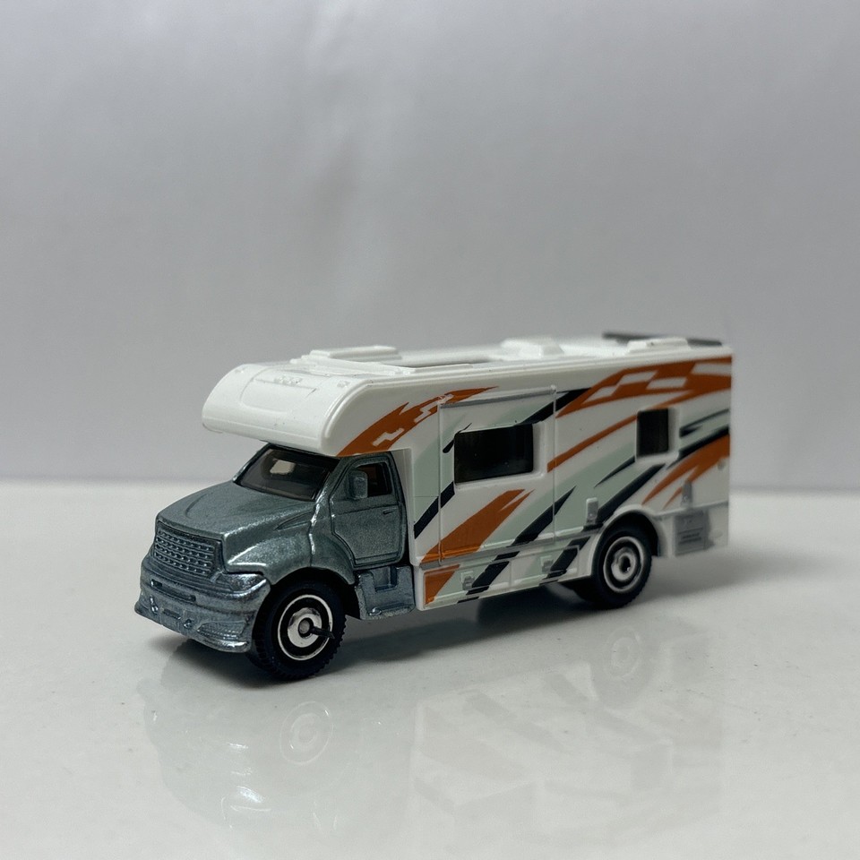 2008 Matchbox Outdoor Adventure Blue White MBX Motor Home Motorhome | eBay