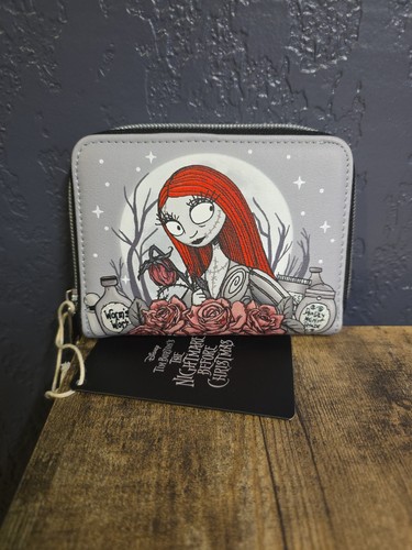 Loungefly Nightmare Before Christmas Wallet Sally Cauldron Floral Zip ...