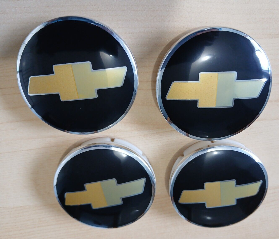 4pcs 63mm (2 15/32in) Wheel Center Caps for Impala Camaro Silverado ...