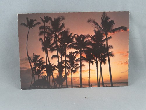 Vintage Postcard - Waikiki Beach Sunset - Postcards Hawaii | eBay