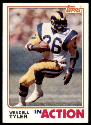 1982 Topps~ Wendell Tyler Los Angeles Rams #386 | eBay