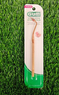 GUM Stimulator Permanent Handle with Rubber Tip Precision Control ...