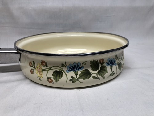 Vintage Kobe JCPENNY Enamel Cookware 3 PC Set -2 Pots W/ Lids & Sauce ...