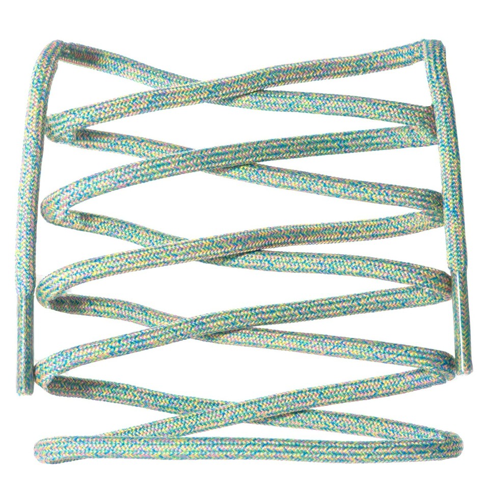 LitLaces - Soft Threaded Multicolored Rope Shoelaces for Soft Knit ...