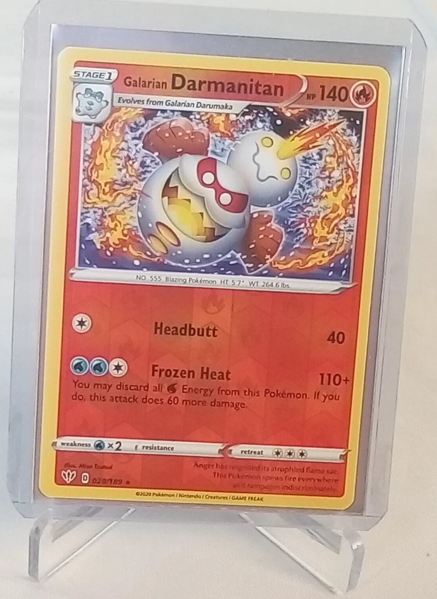 Pokemon Darmanitan Card