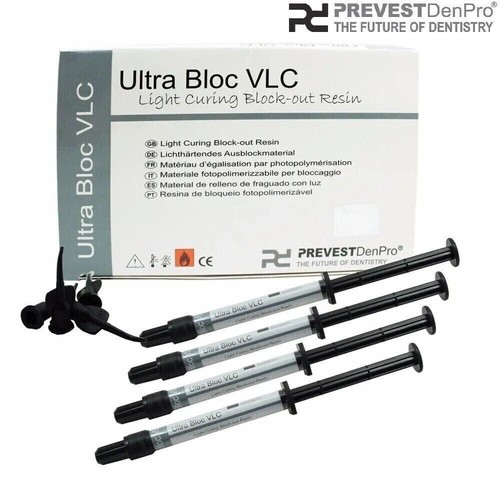 3x Denpro Ultra Bloc VLC Light Cure Block Out Resin For Dental | eBay