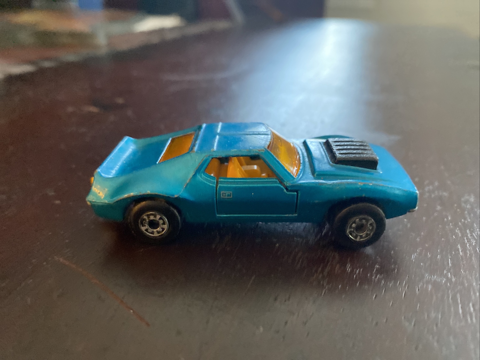 VINTAGE 1982 MATCHBOX LESNEY SUPERFAST No9 AMX JAVELIN CAR BLUE AQUA ...
