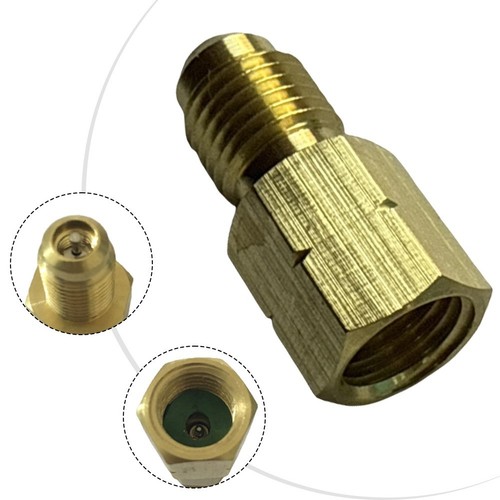 Brass R32 Left Handed Thread Adapter 14 SAE Internal to 14 External for ...