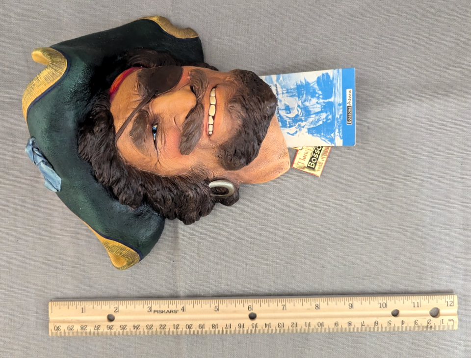 Vintage Bossons Head Sir Captain Henry Morgan Pirate Chalkware Wall Art ...