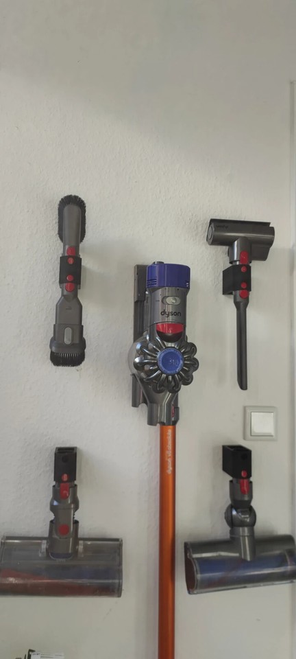 Dyson V12 V15 V11 V10 Wall Mount Accessory Attachment Storage Rack ...