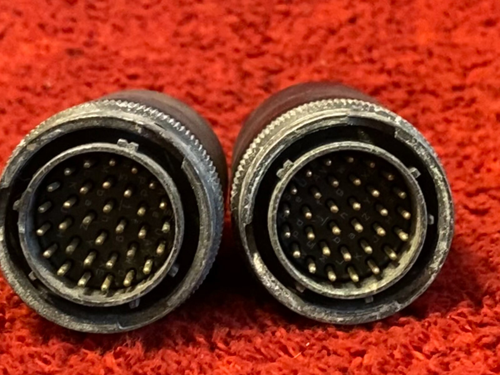 32 PIN CANNON PLUG CIRCULAR CONNECTORS LOT OF 2 | eBay