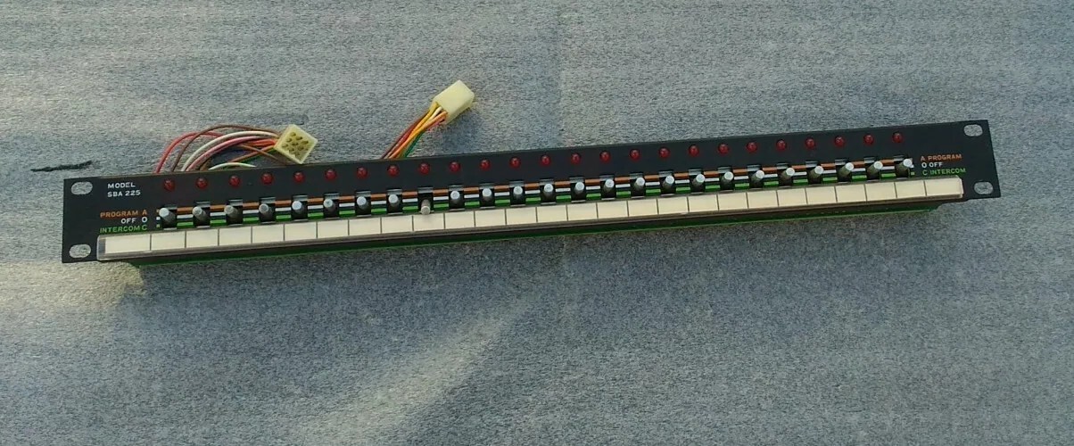 Bogen SBA 225 25 Station Selector Panel Program Intercom Vintage ...