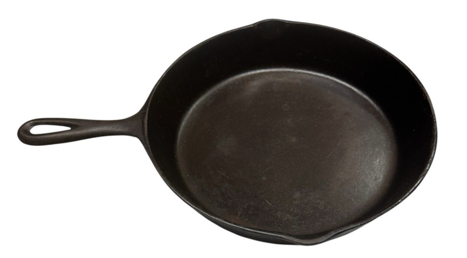 Unmarked #7 Cast Iron Skillet with Heat Ring 10" Frying Pan | eBay