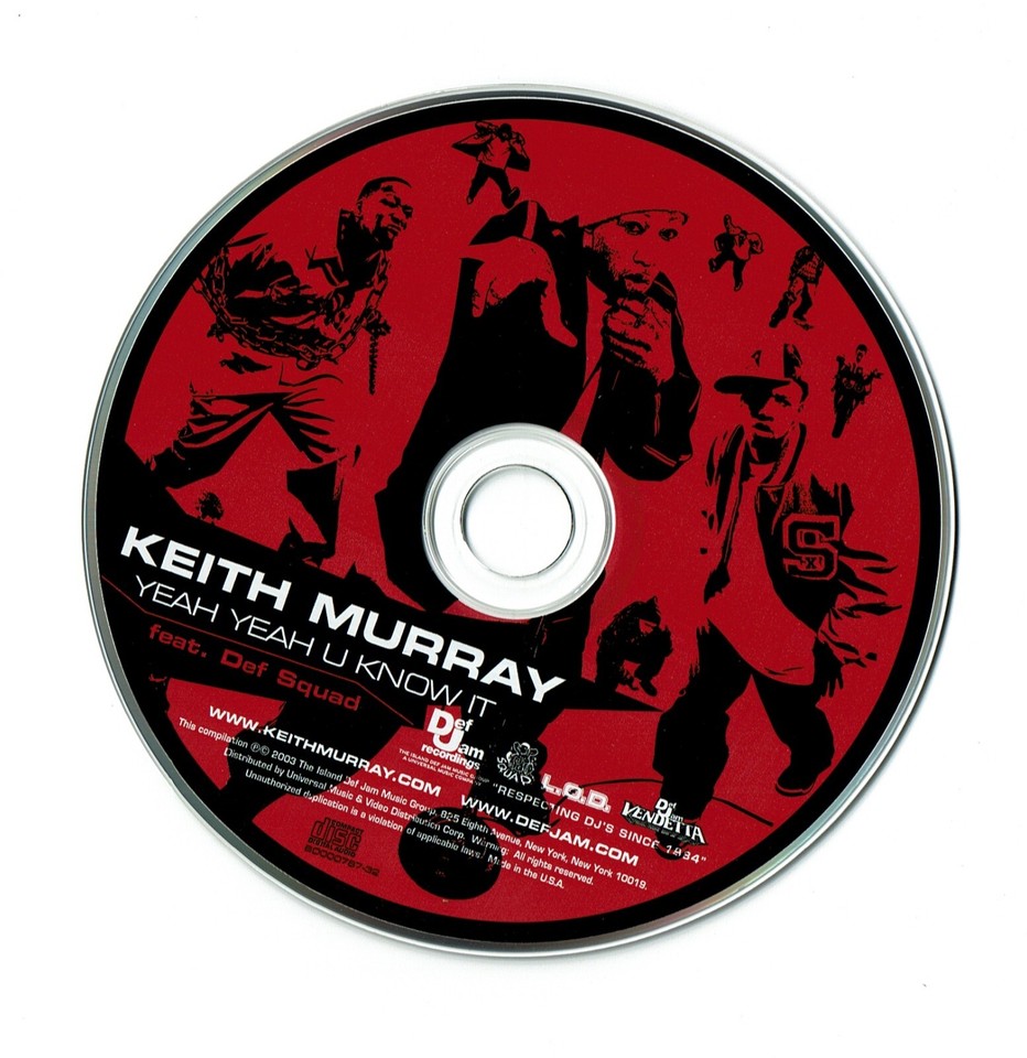 Keith Murray ‎- Yeah Yeah U Know It - CD © 2003 (B17) | eBay