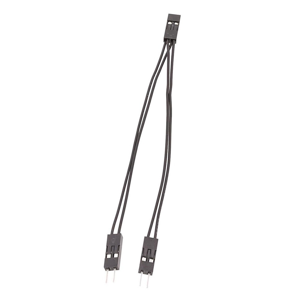 1 Female To 2 Male Jumper Splitter 10cm for PC SW IO Cable Extensions ...