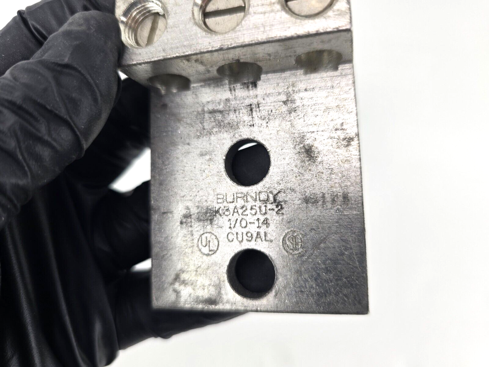 Burndy K3A25U-2 Terminal Lug 1/0-14 CU9AL 3-Conductor | eBay