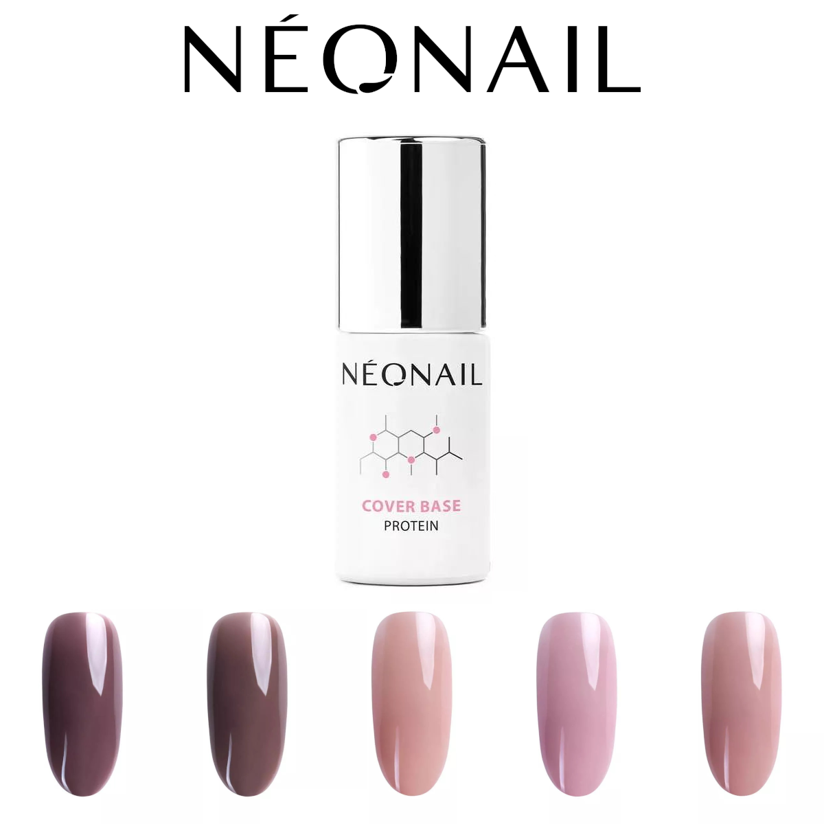 Cover Base Protein NEONAIL UV Hybrid Nail Polish 7,2ml Brand NEW 8 ...