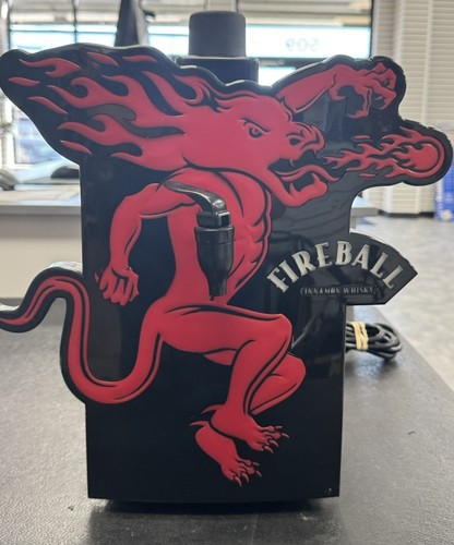 FIREBALL WHISKEY DOUBLE BOTTLE SHOT CHILLER REFRIGERATED BEVERAGE DI ...