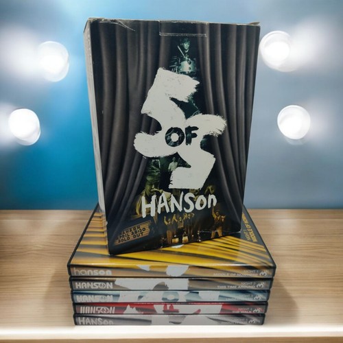HANSON 5 of 5 Concert Series 5 DVD Set With Posters Incomplete Missing ...
