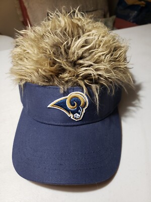 Los Angeles Rams Hair Flair Adjustable Visor Hat | eBay