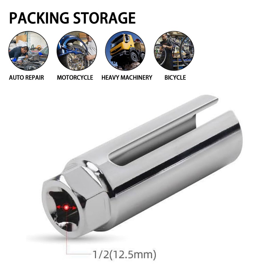 22mm 1/2" Drive Car Lambda Universal O2 Oxygen Sensor Socket Wrench ...