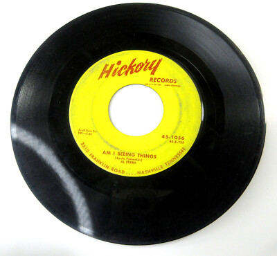 Hickory Records Roughneck Blues/Am I Seeing Things Al Terry 7" Vinyl LP ...