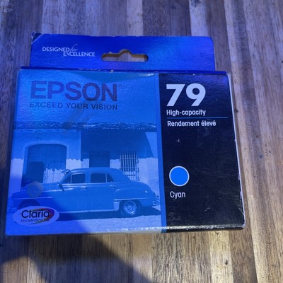 Epson 79 Cyan High-Capacity Ink Cartridge Claria Ink | eBay