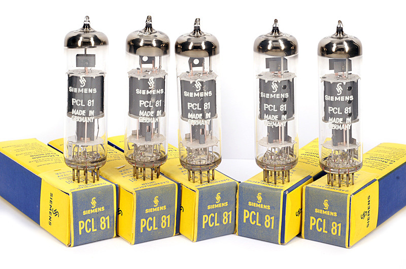 ONE PCL81 SIEMENS NOS GERMANY Tube Röhre Valve Lampe TSF Valvola 진공관 ...