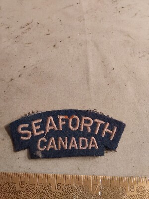 WWII Era Canadian Army Seaforth Highlanders Canada Engineers Tab Patch ...
