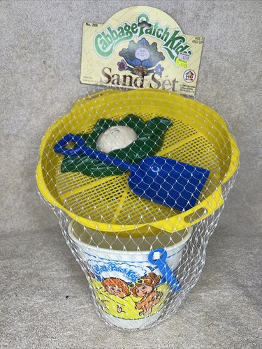 NEW Vintage 1983 CPK Cabbage Patch Kids Beach Sand Set Pail, Shovel ...