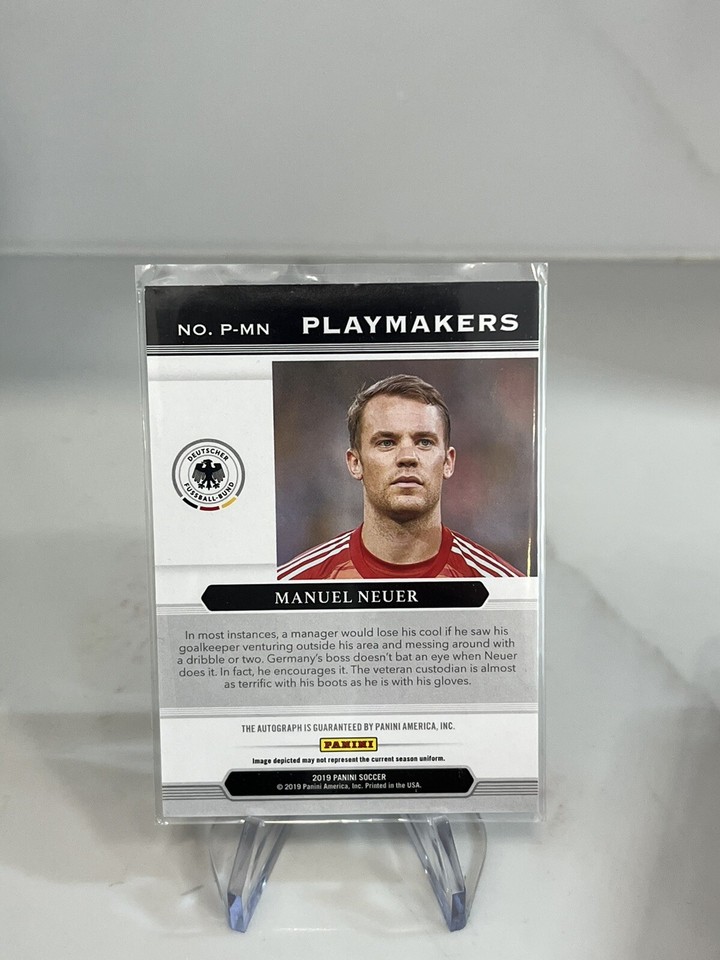 2019 Panini Soccer Manuel Neuer Playmakers Autograph Auto #P-MN Germany | eBay