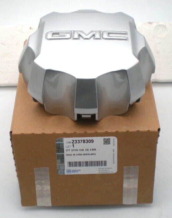 NEW 2020 - 2025 GMC Sierra 2500 3500 HD Silver Center Cap P/N 84307951 ...