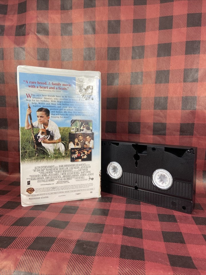 My Dog Skip (VHS, 2000) Frankie Muniz, Diane Lane, Luke Wilson, Kevin ...