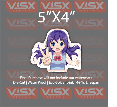lewd Waifu Anime Material Bumper Sticker Peace JDM Manga Cute | eBay
