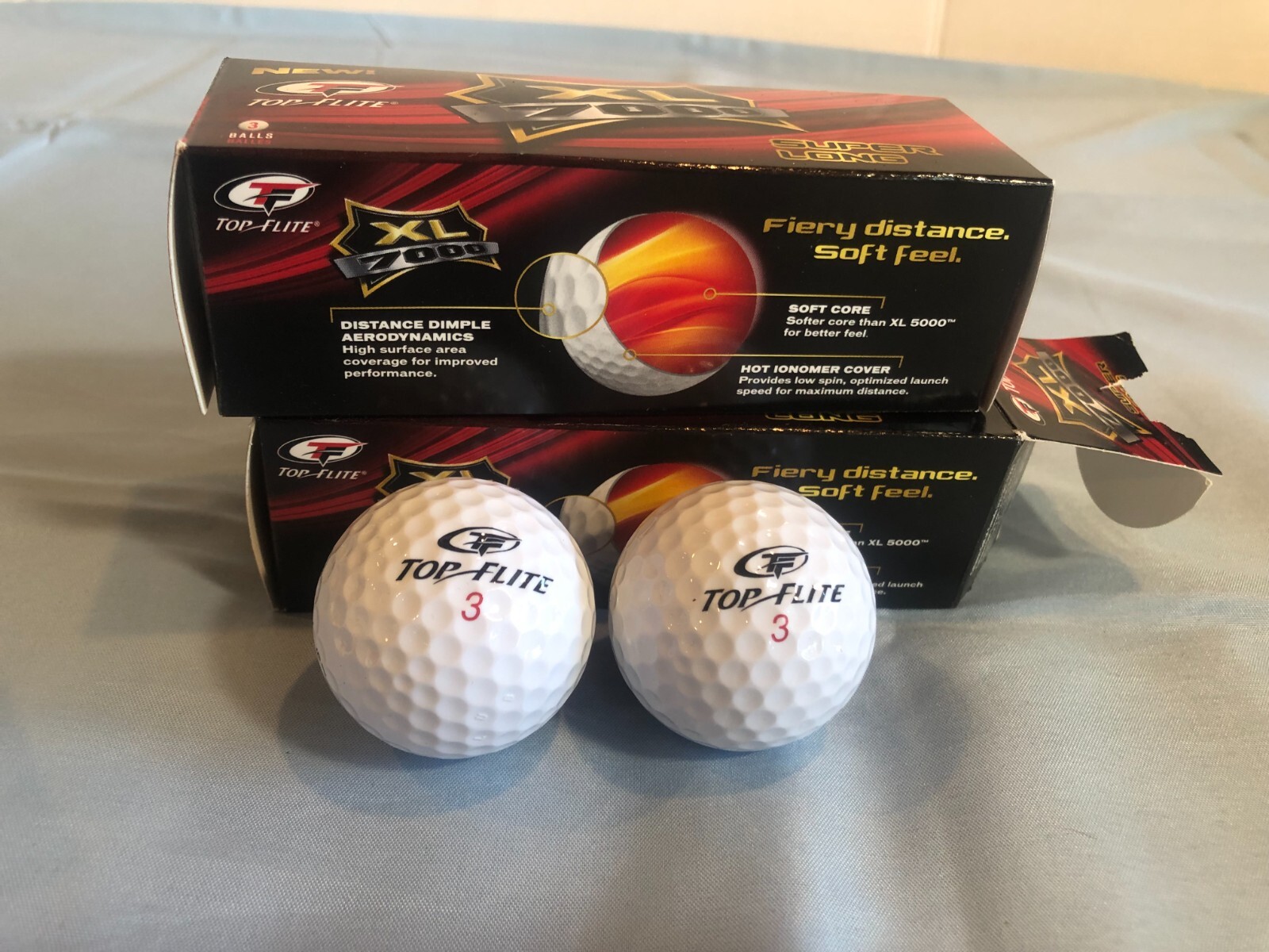 Top Flite XL 7000 Super Long Set of 5 Golf Balls #F47 | eBay
