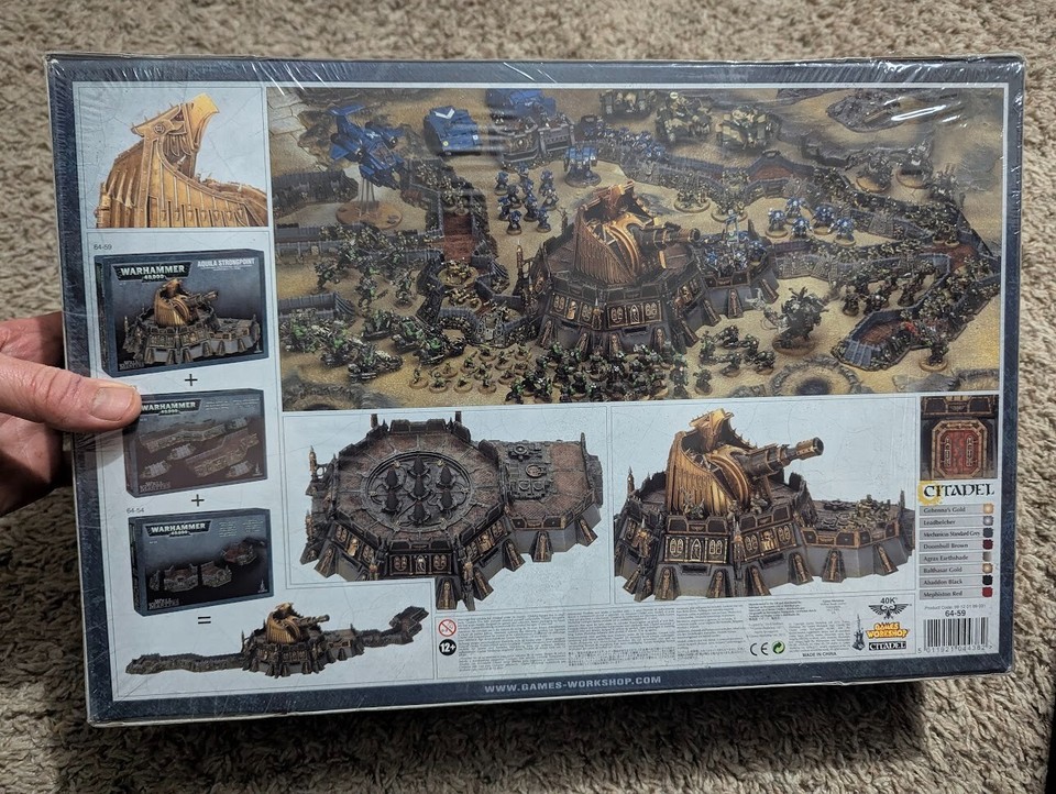WARHAMMER 40K AQUILA STRONGPOINT WALL OF MARTYRS TERRAIN NIB SEALED ...
